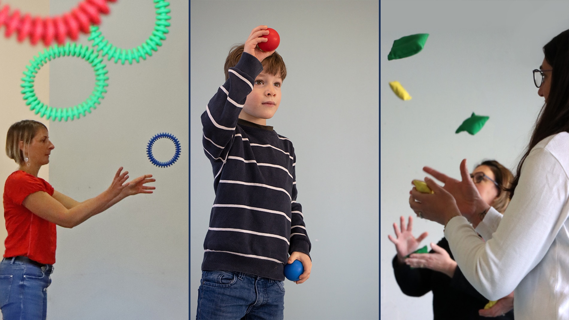 Brain Ball - Jonglage coopératif, rythmique et musical